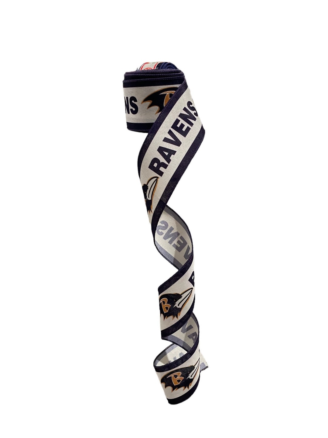 2.5" Wired Ravens Football Sports Team Ribbon - Etsy