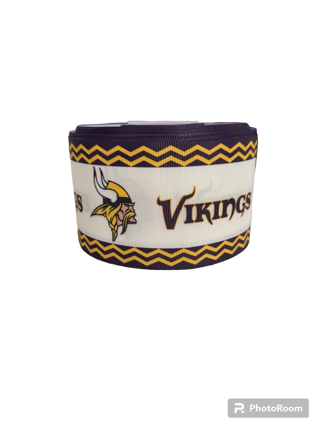 3 Wide Vikings Football Printed Grosgrain Hair Bow Ribbon - Etsy