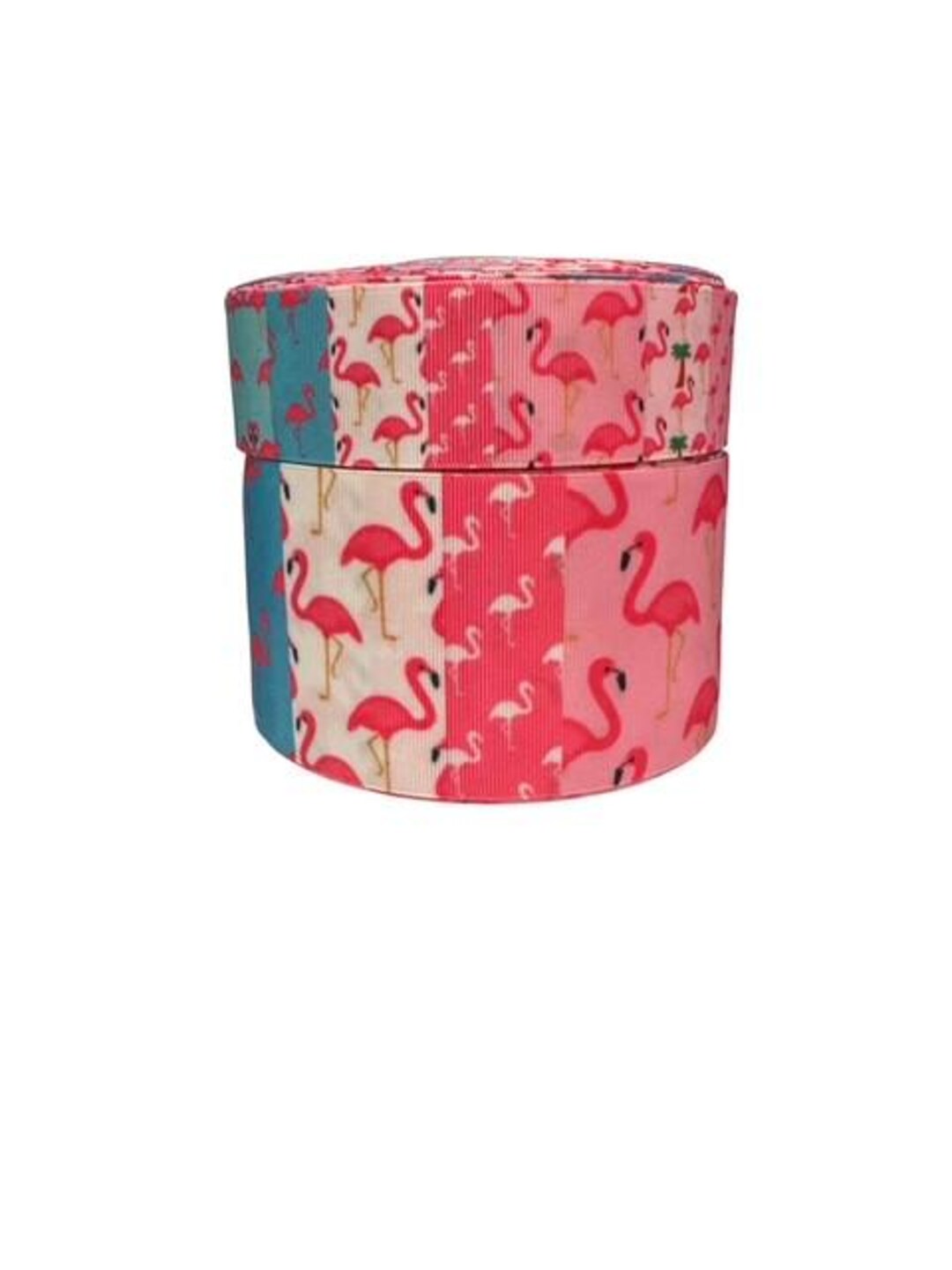 Pink Flamingo Grosgrain Ribbon, Cheer Bow Craft Supply (3-yard ...
