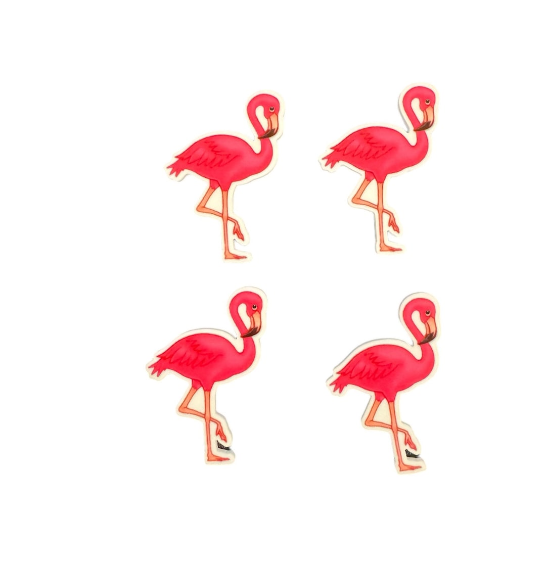 Flamingo Resins Quantity of 4 "new" High Glossy Flat Back Resins for ...