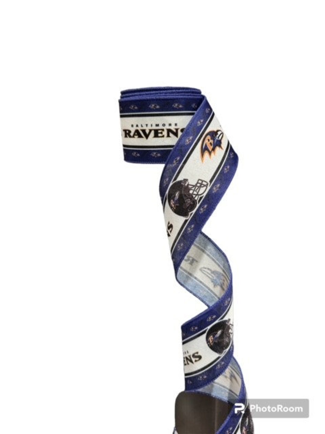 2.5" Wired Ravens Football NEW Sports Team Ribbon - Etsy