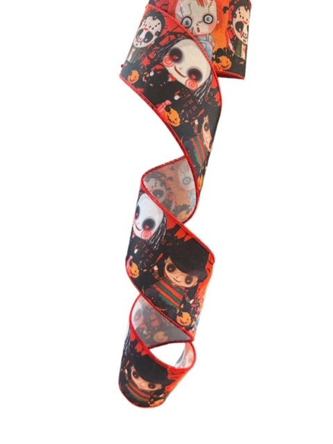 2.5" Wired Red Halloween Scary Monster Cartoons With Chucky and Freddie ...