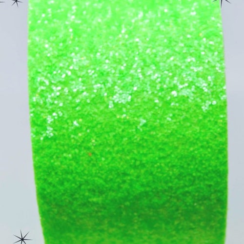 Neon Green and Black Glitter Cheer Bow | Etsy