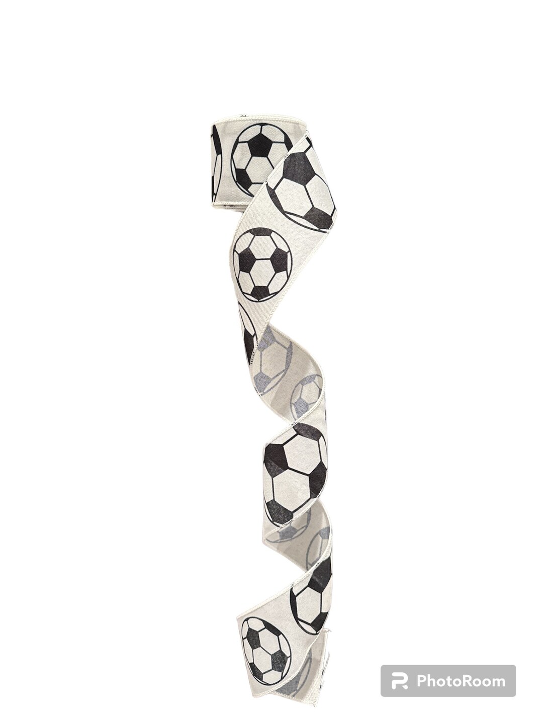 2.5" Wired Soccer Balls Collage Ribbon - Etsy