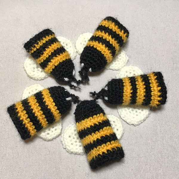 Bee Finger Puppet - Etsy