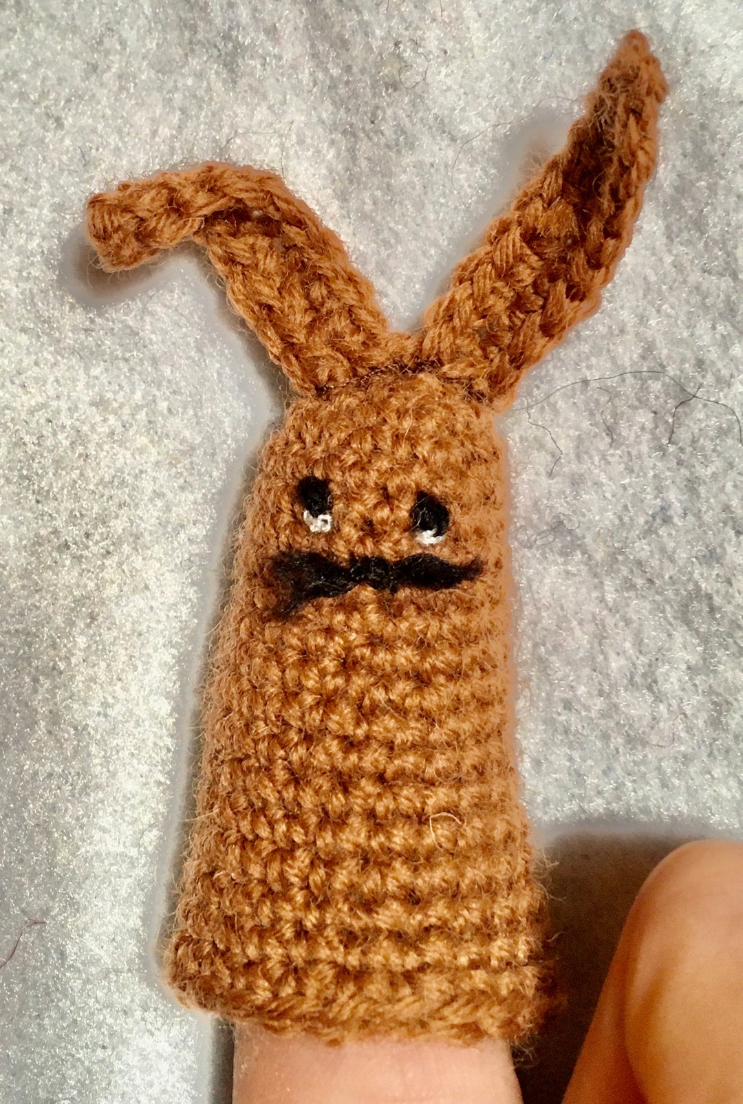 Finger Puppet Rabbit - Etsy