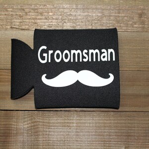 Groom Can Cooler, Wedding Can Cooler, Can Cooler, Groomsmen Gift, Groom ...