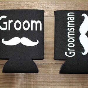 Groom Can Cooler, Wedding Can Cooler, Can Cooler, Groomsmen Gift, Groom ...