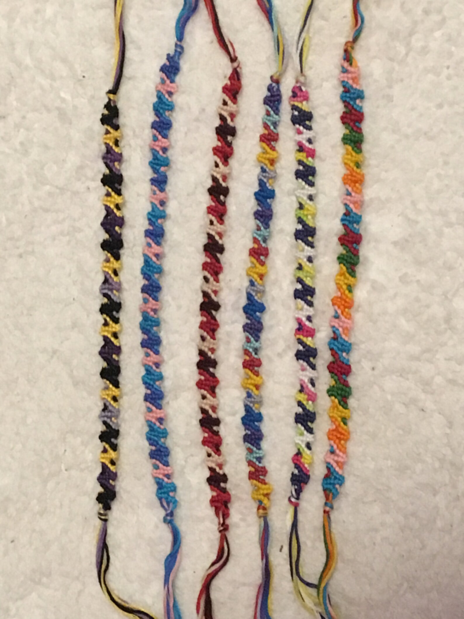 Zig Zag Scramble Friendship Bracelet - Etsy