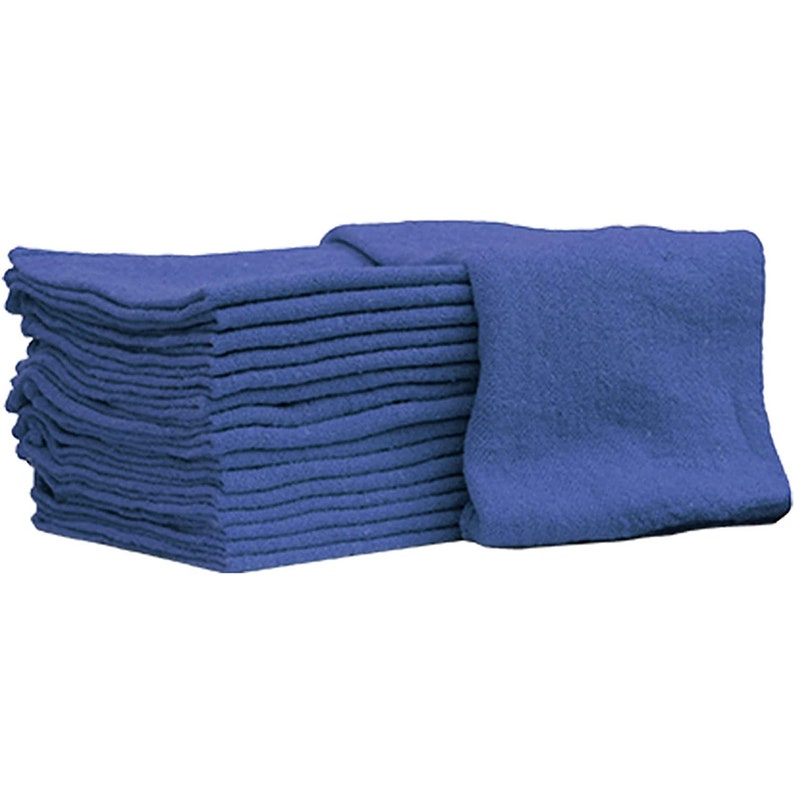 50 New Great Mechanics Towels Blue Jumbo 13x14 50-Pack Blue Jumbo ...
