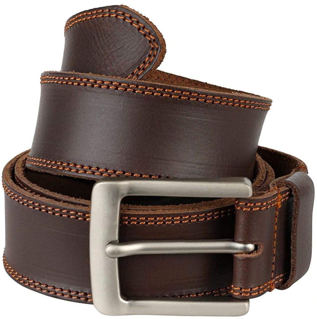 Nabob Leather Men's Leather Belt Made With Rustic - Etsy