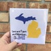 U of M, University of Michigan, Wolverines, Greeting Card, OH MI - Etsy