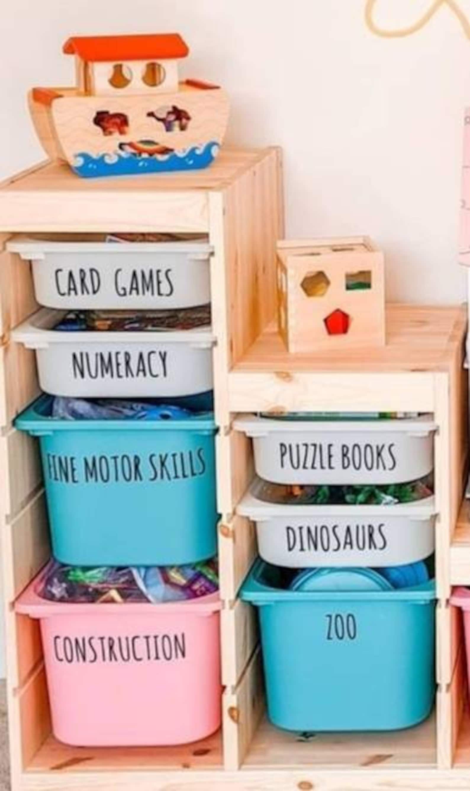 LABELS IKEA Kallax Trofast Toy Storage Labels Playroom | Etsy
