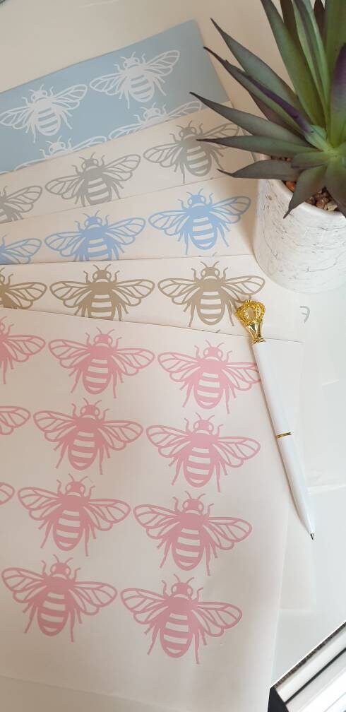 BEE Insect Removable Wall Stickers Decals Living Room Office | Etsy UK