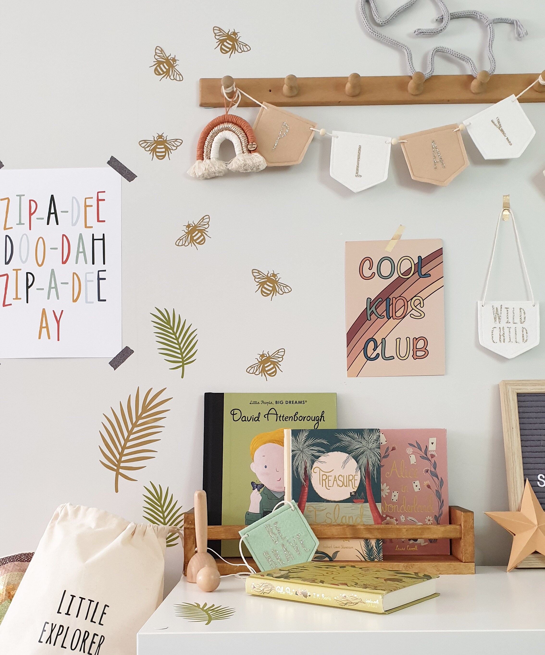 BEE Insect Removable Wall stickers Decals Living Room | Etsy