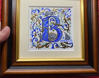 Medieval Letter B - Etsy