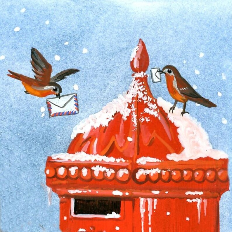Letters to Santa. Christmas Card, Folded, Pretty and Sweet, Fox, Rabbit ...