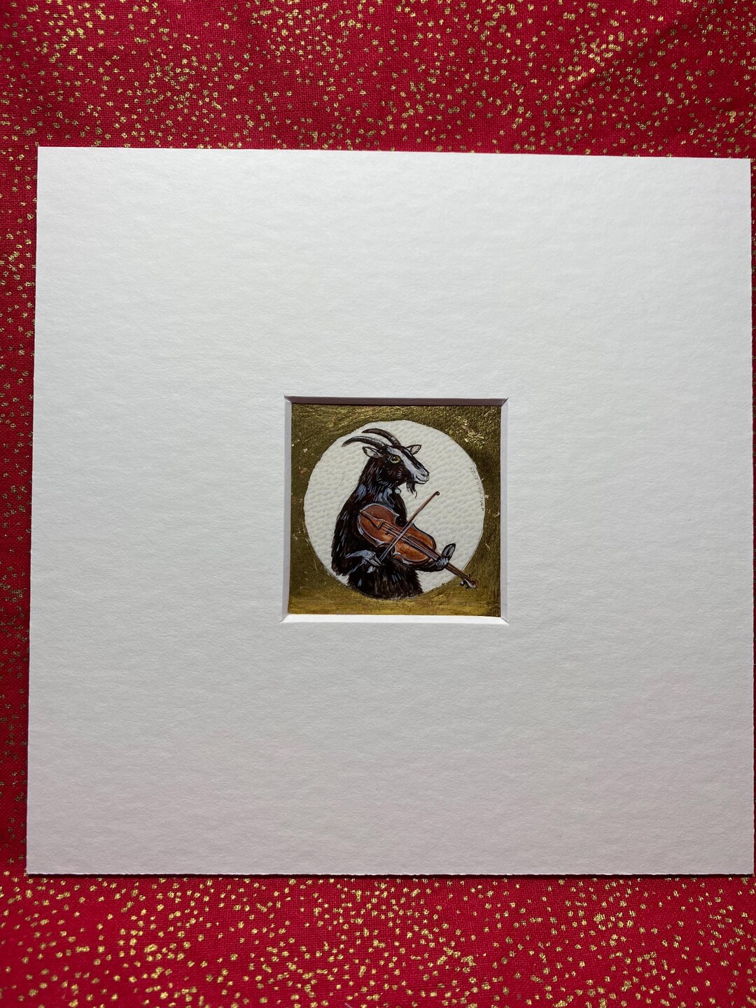 Goat and Violin “happiness Isn’t Happiness Without a Violin Playing ...