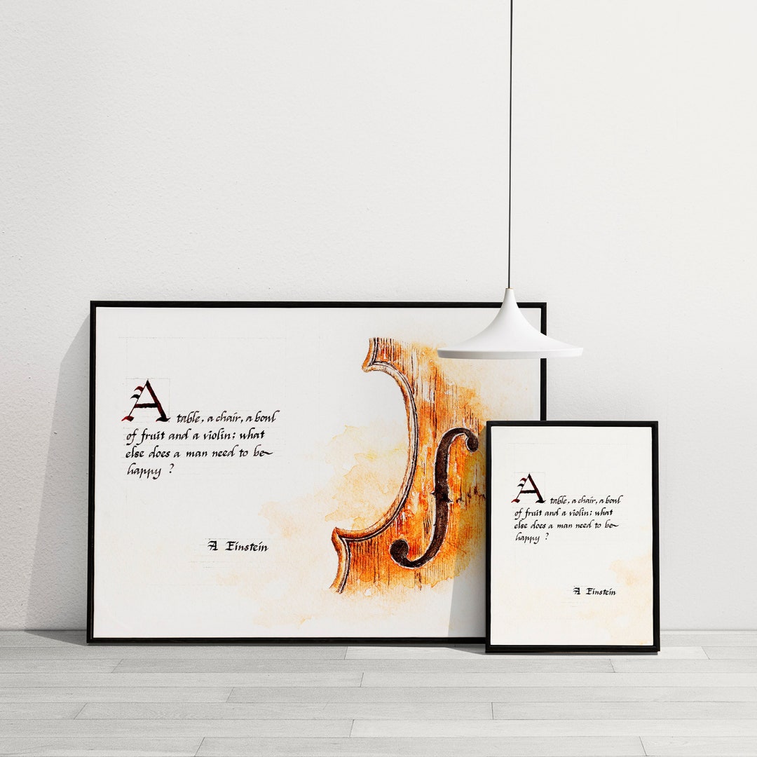 Digital Download Quote, Printable Wall Art, Music Quote, Violin Quote ...