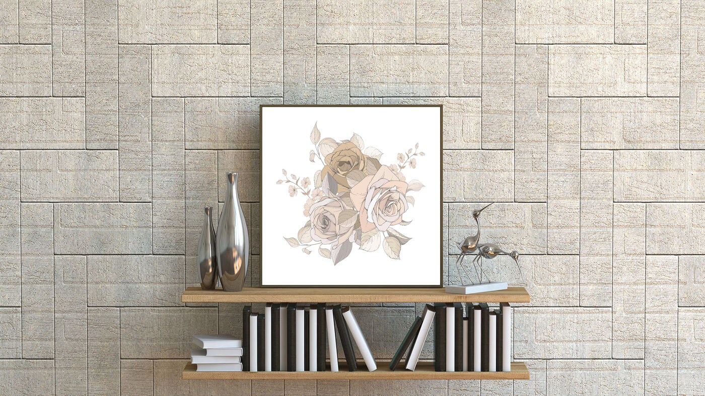 Flowers Decor, Botanical Print, Flowers Wall Art,floral Print,roses ...