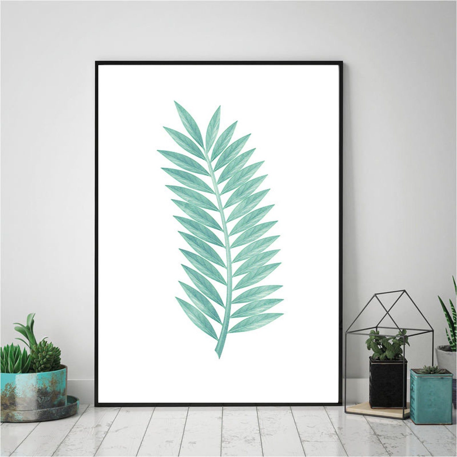 Set of 3 Botanical Printsgreen Botanical Print Botanical - Etsy
