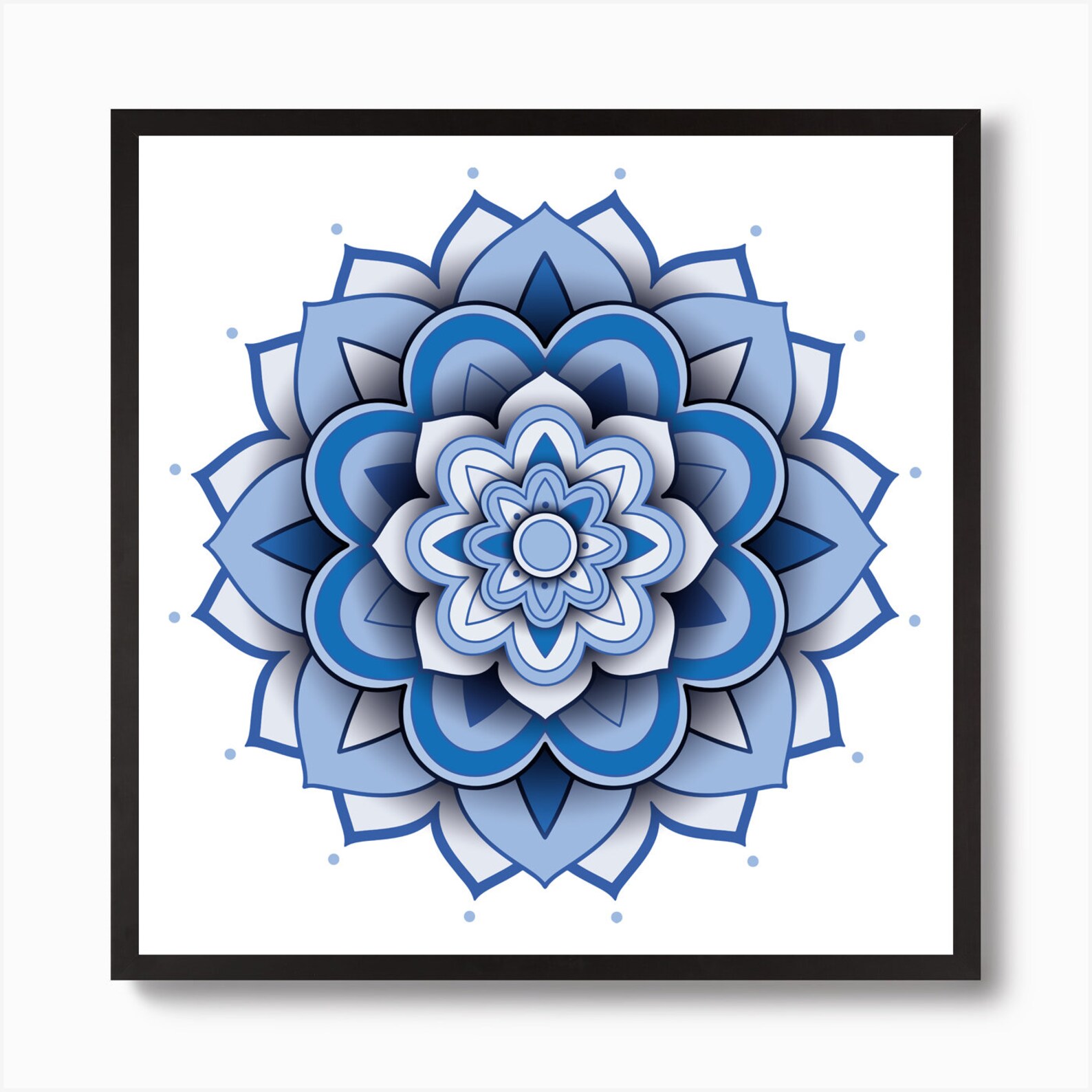 Mandala Print, Mandala Art, Digital Wall Art,yoga Print, Meditation ...