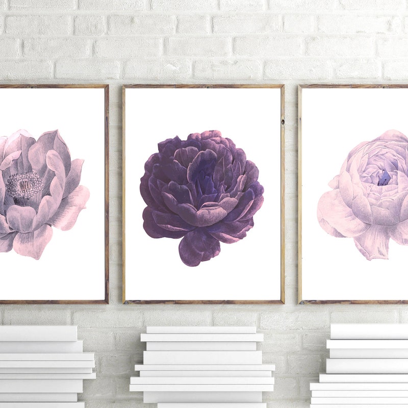 Purple Wall Art - Etsy