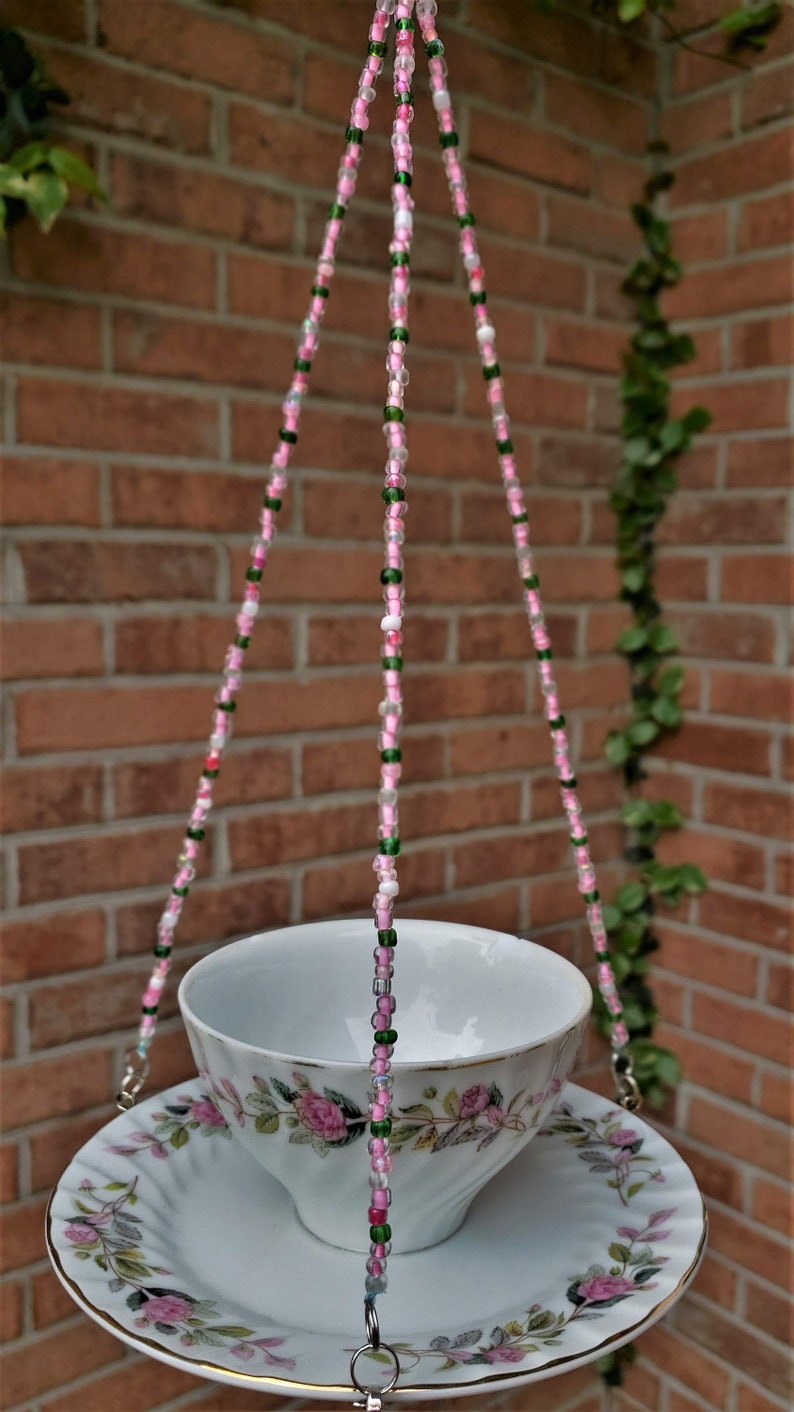 Teacup Bird Feeder - Etsy