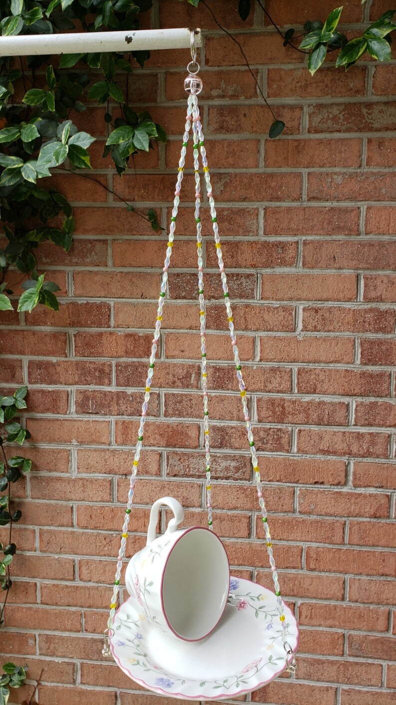 Teacup Birdfeeder - Etsy