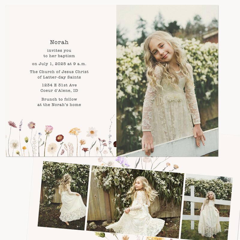 Lds Baptism Invite - Etsy