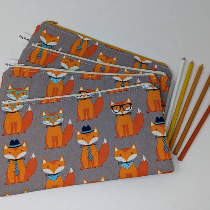 Fox Pencil Case - Etsy