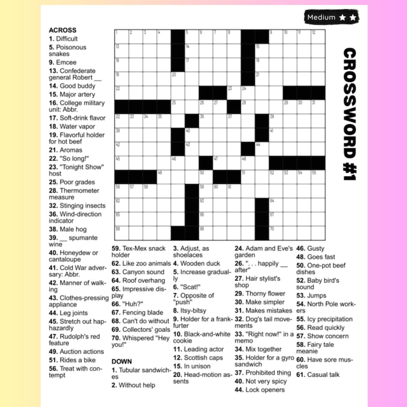 Large Print Variety Puzzle Book: Crossword, Sudoku, Cryptogram (digital ...