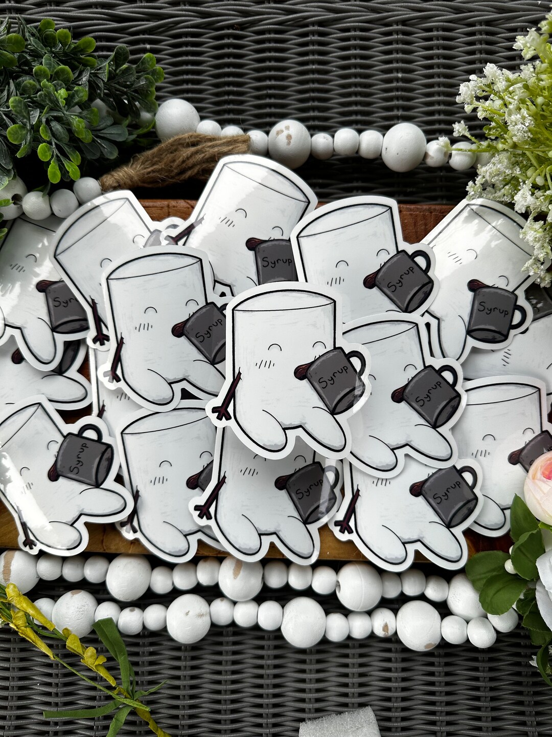 Smore Drinking Syrup Sticker, Journaling Sticker, Fun Gifts for ...