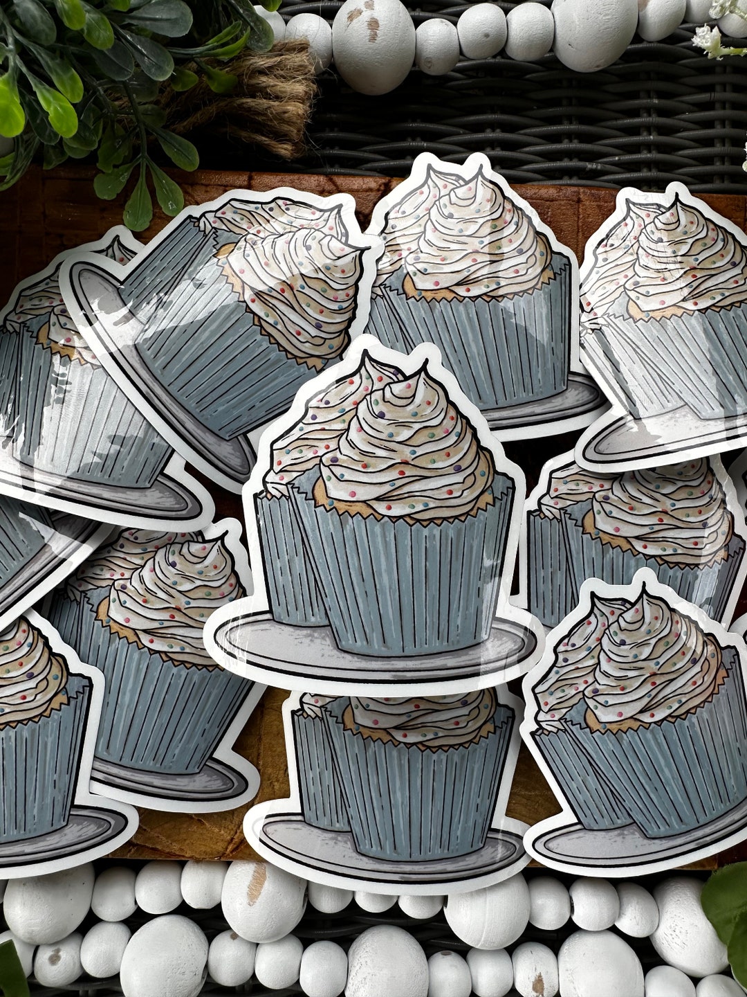 Funfetti Cupcake Sticker , Journaling Sticker, Fun Gifts for Everyone ...