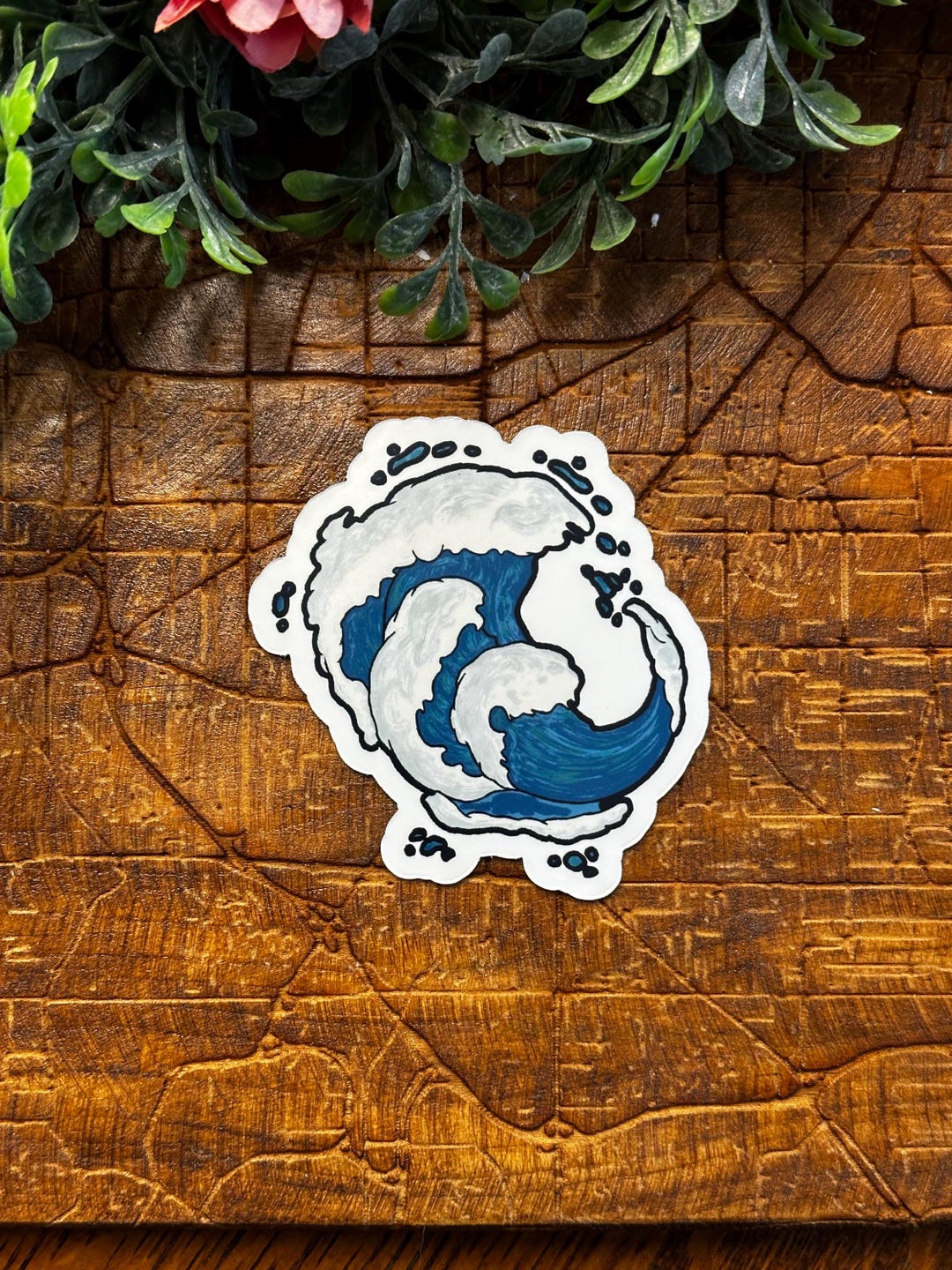 Colorful Fridge Magnet, Vibrant Wave Magnet, Cute and Colorful Magnet ...