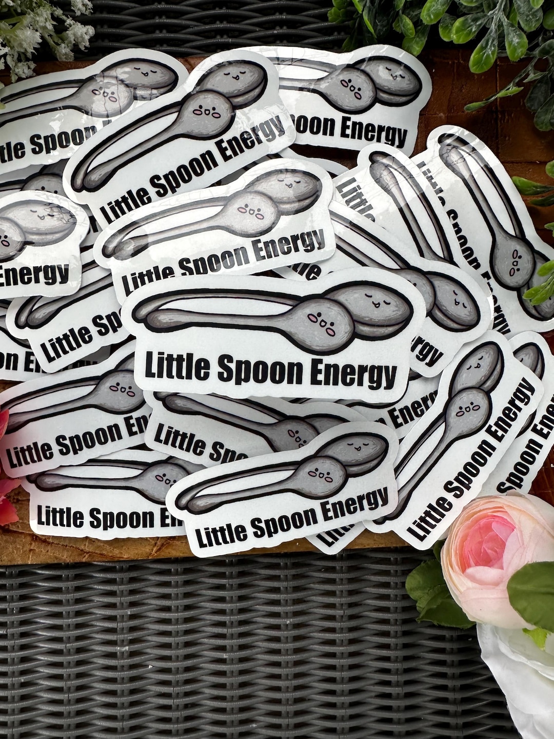 Little Spoon Energy Sticker, Journaling Sticker, Fun Gift, Water Bottle ...
