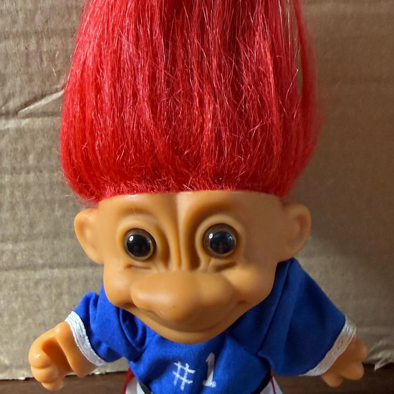 Stripe Hair Troll - Etsy