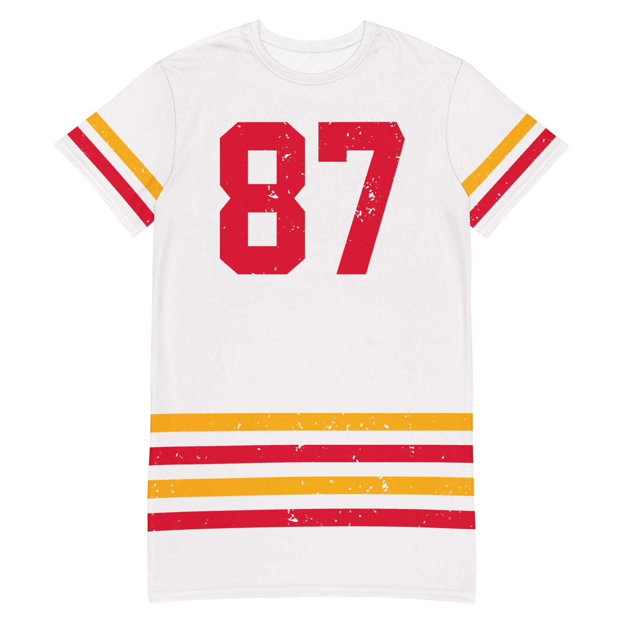 Custom Football Jersey T-shirt Dress: Personalized Game Day Apparel - Etsy