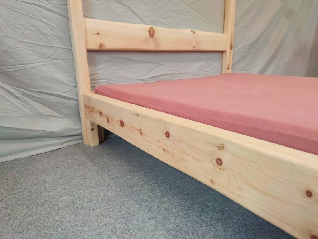 Swiss Stone Pine Canopy Bed Solid Alpine Stone Pine High Quality Swiss ...