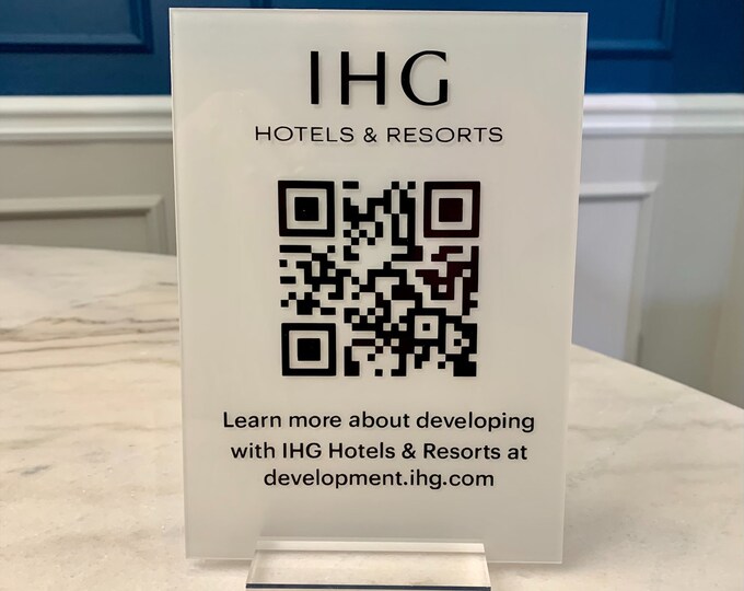 IHG QR Code Signs - Etsy