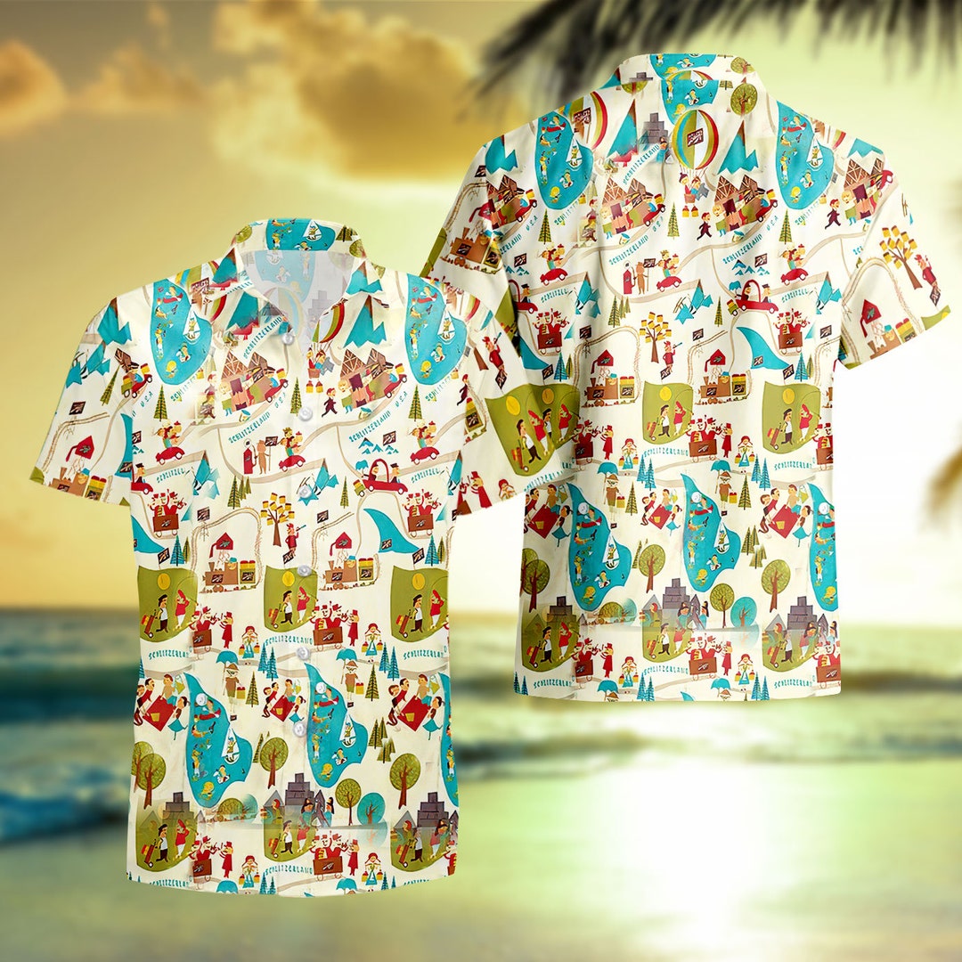 Schlit Zerland Sch Litz Beer Vintage 1950s Hawaii Shirt, - Etsy