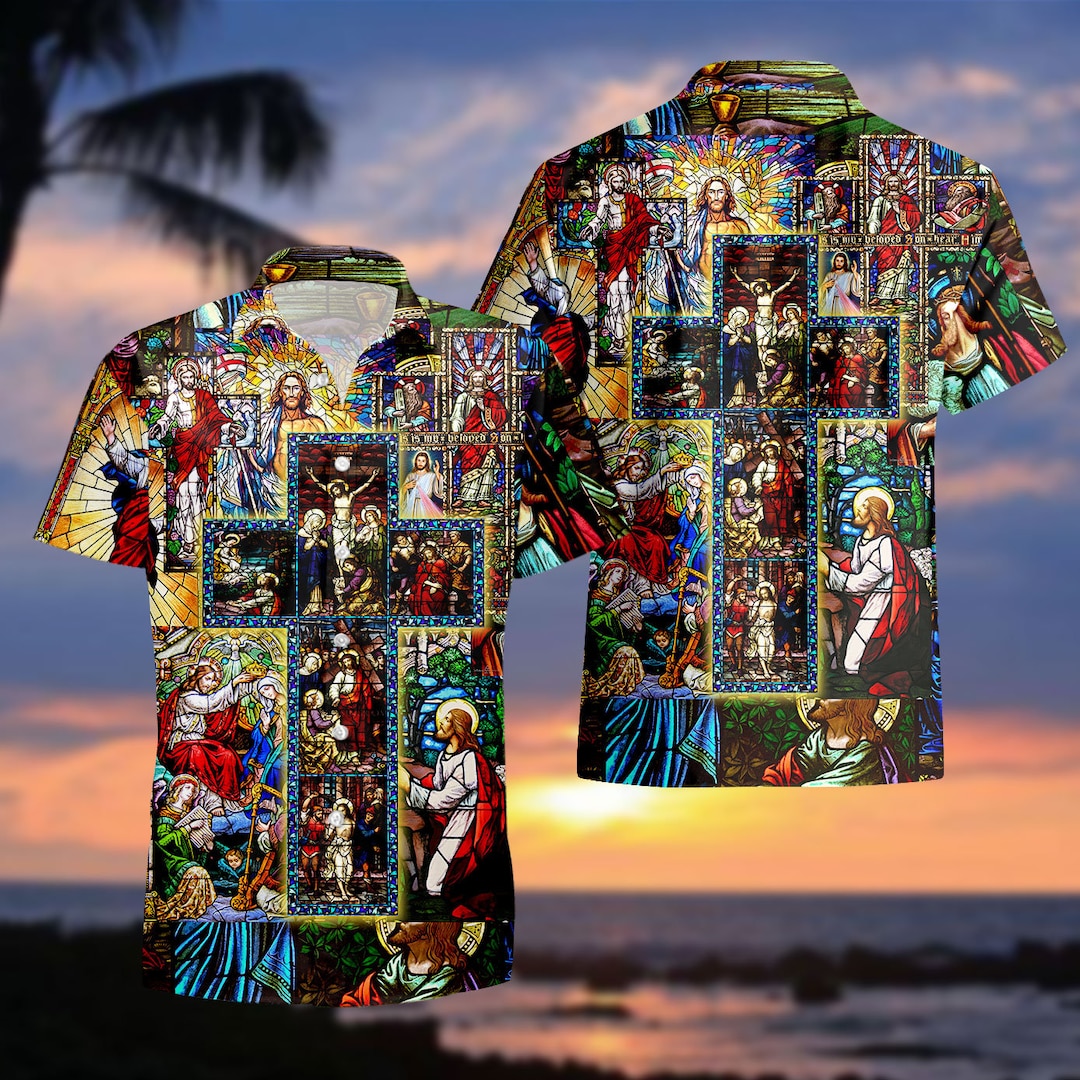 The Faith Over Fear Jesus Hawaii Shirt, Christian Aloha Gift Shirt ...