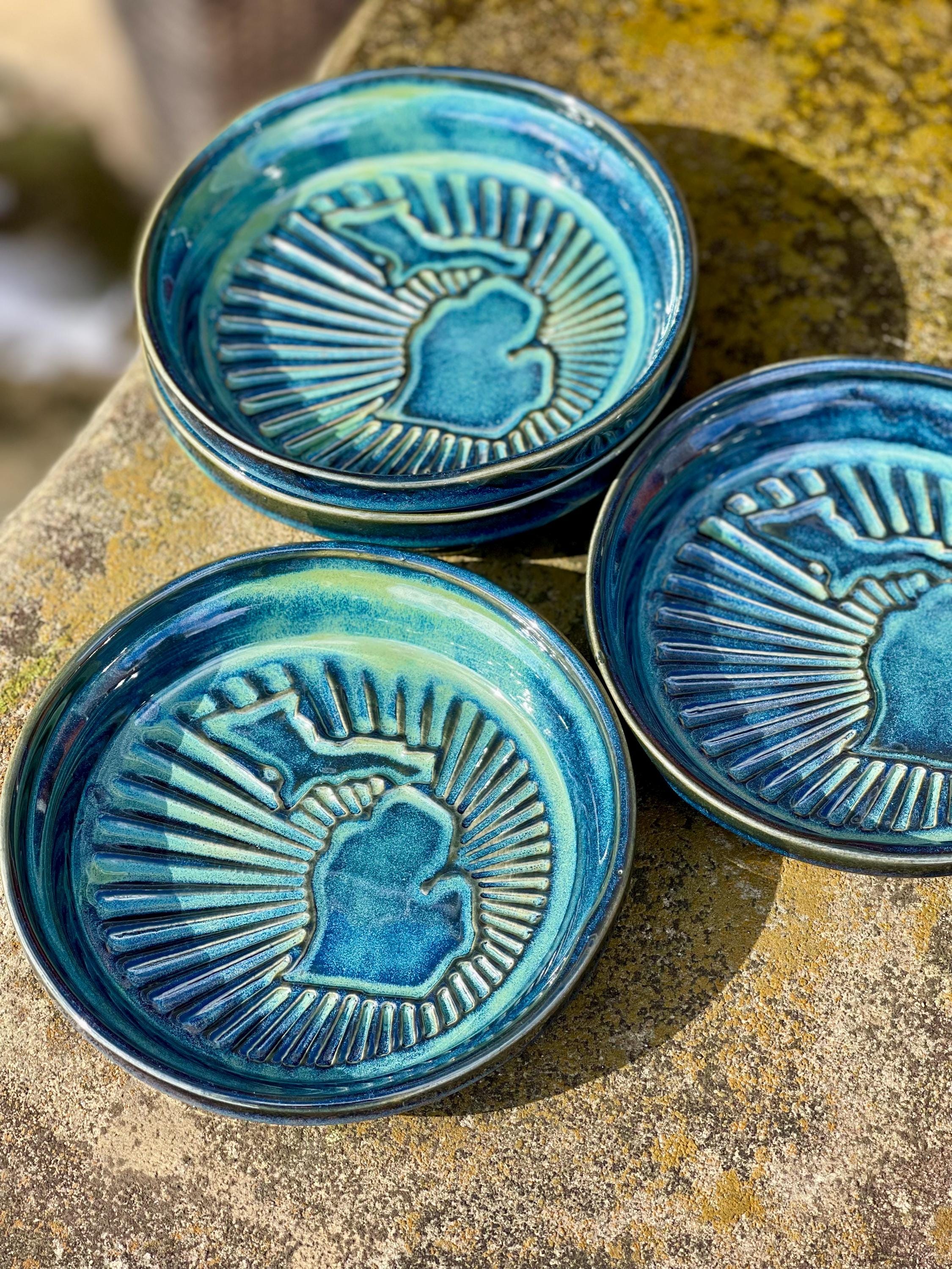 Michigan, Michigan Mitten Dish, Ceramics, Pottery, Michigan, Trinket ...