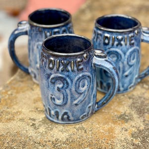 Alabama, License Plate Mug, Unique Pottery, Coffee Mug, Ceramic Mug ...