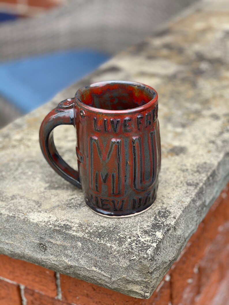 New Hampshire MUGS License Plate Mug Unique Pottery Coffee - Etsy