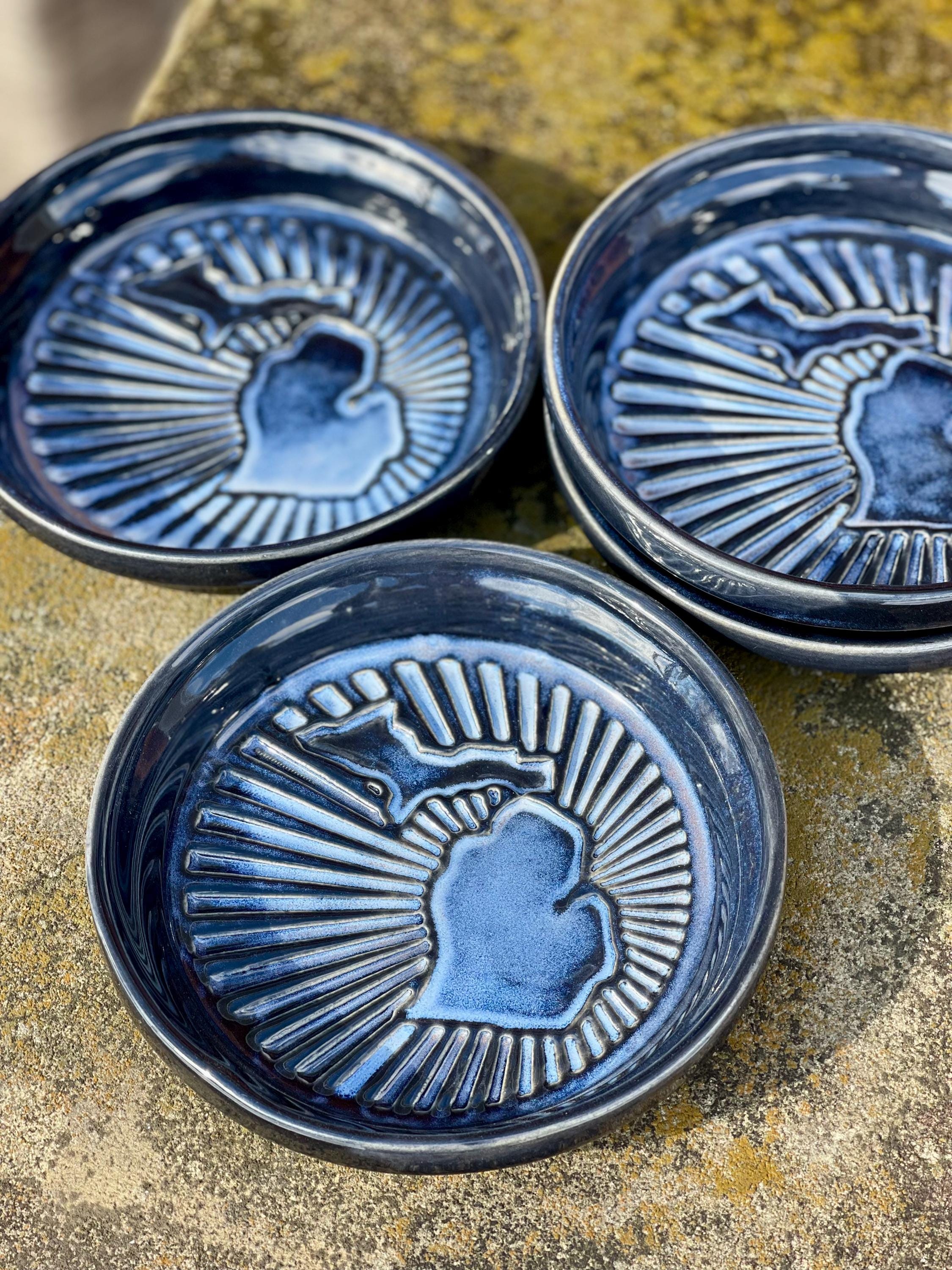 Michigan, Michigan Mitten Dish, Ceramics, Pottery, Michigan, Trinket ...