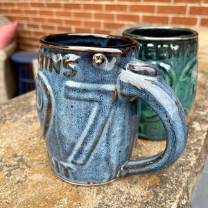 Vermont, License Plate Mug, Unique Pottery, Coffee Mug, Ceramic Mug ...