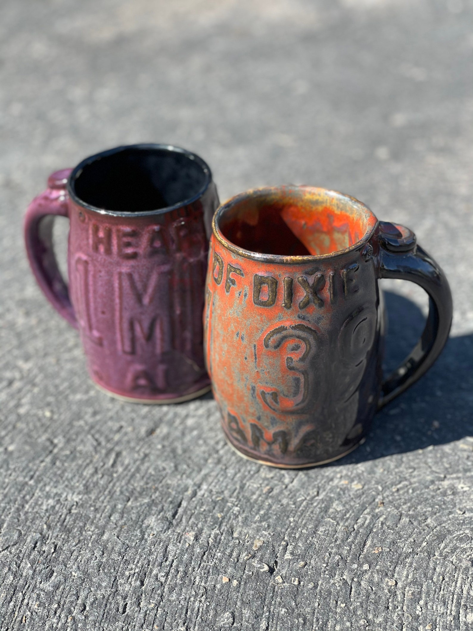 Alabama License Plate Mug Unique Pottery Coffee Mug | Etsy