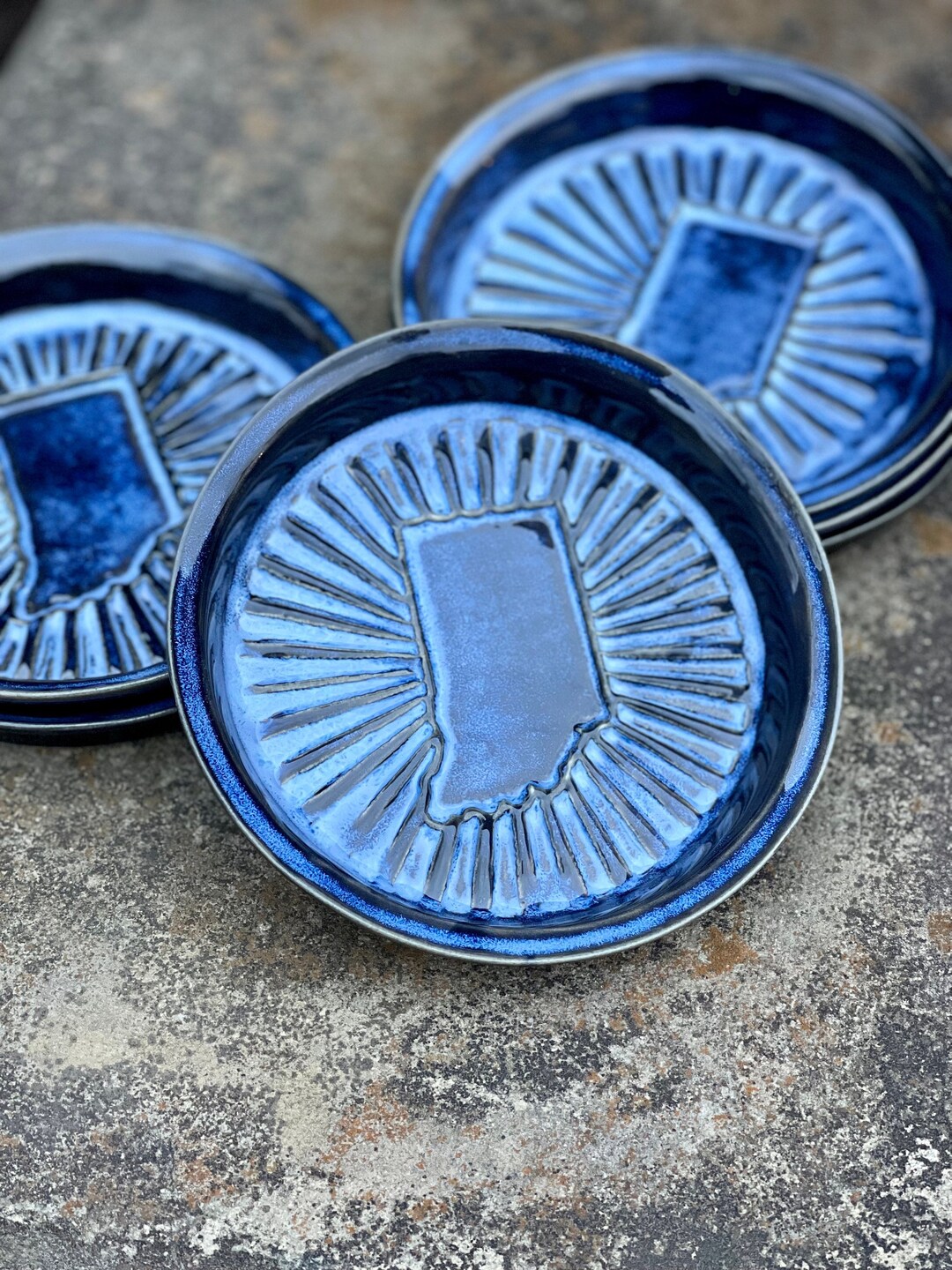 Indiana, Indiana Dish, Ceramics, Pottery, Trinket Dish, Ring Dish ...