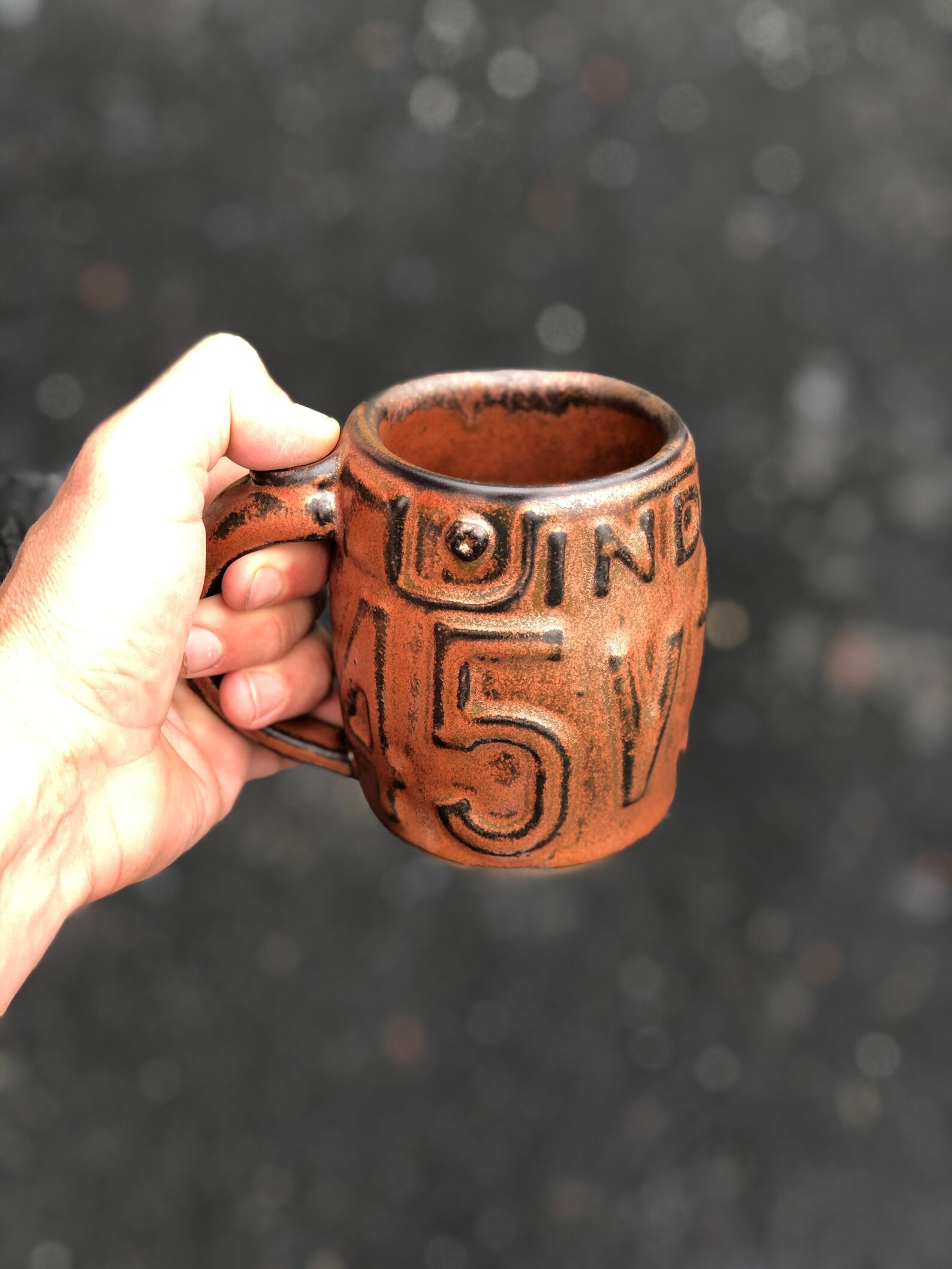 Indiana License Plate Mug Unique Pottery Coffee Mug | Etsy